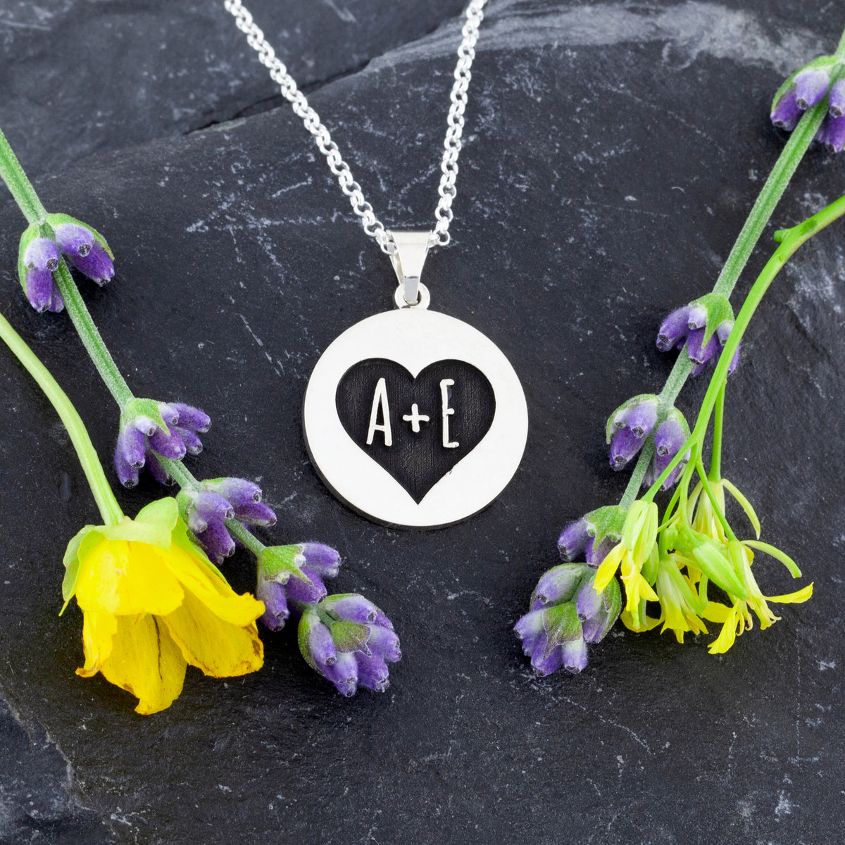 Couple Heart Love Necklace - Design your own custom heart necklace ...